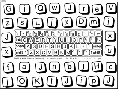 Alphabet Keyboard – J - Education to the Core Premium