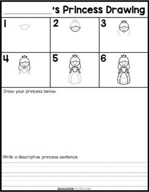 Directed Drawing – Princess - Education to the Core Premium