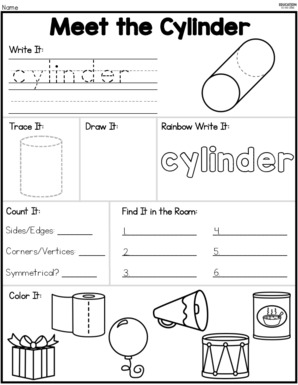 Shapes – Cylinder - Education to the Core Premium