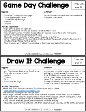 First STEAM – Game Day and Draw It Challenges - Education to the Core ...