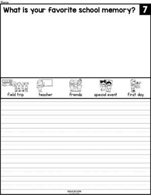 Daily Journal Promp – Favorite School Memory - Education to the Core ...
