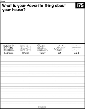 Daily Journal Prompt – Favorite Thing About Your House - Education to ...