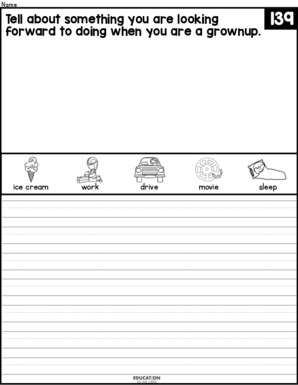Daily Journal Prompt – Looking Forward to as a Grown Up - Education to ...