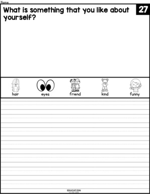 Daily Journal Prompt – Something You Like About Yourself - Education to ...